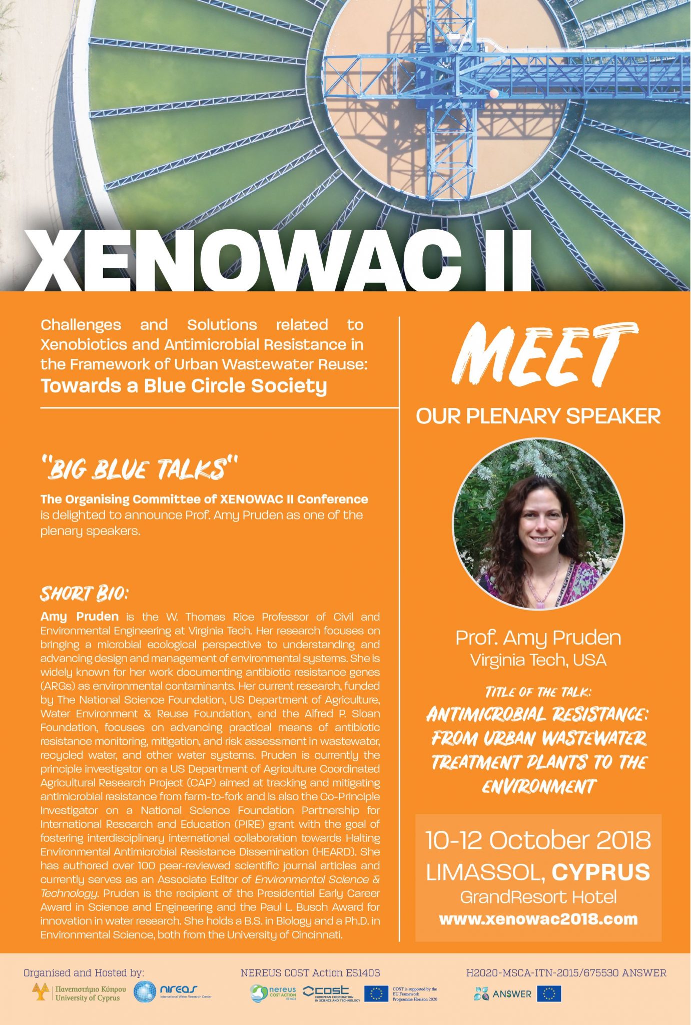 XENOWAC II - BIG BLUE TALK: Prof Amy Pruden - Nireas